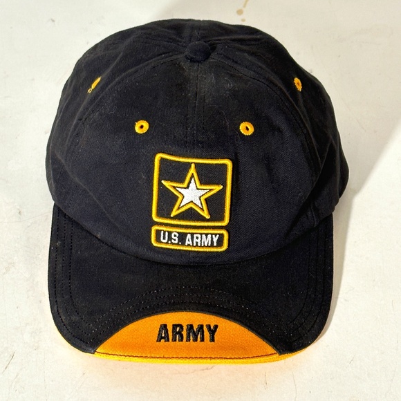 Accessories | Army Adjustable Black Yellow Flex Fit Adjustable Cap Hat ...